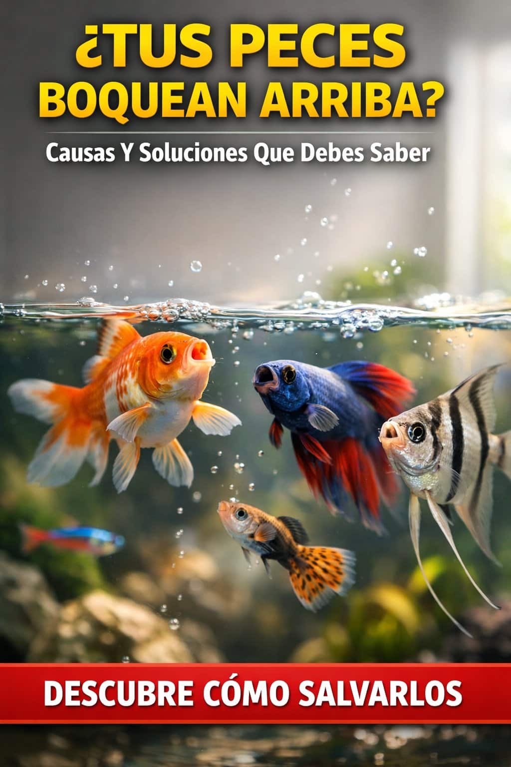 Por Qué Mis Peces Boquean En La Superficie (Causas Y Solución)